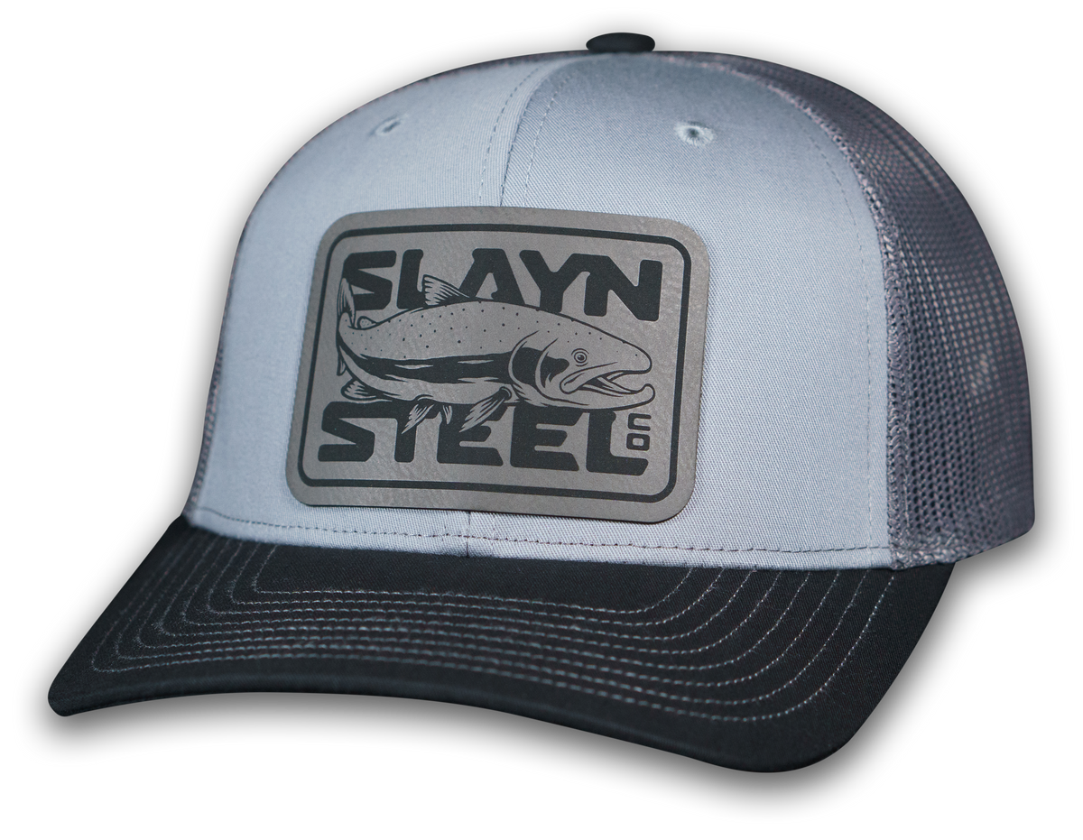 SSC BUCK WILD GREY PATCH GREY/BLACK SNAPBACK – SLAY'N STEEL CO.